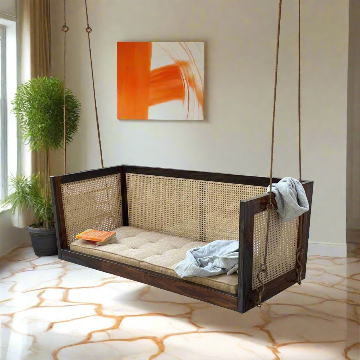 Rattan Swing — Namah / नमः – Evolvekart®